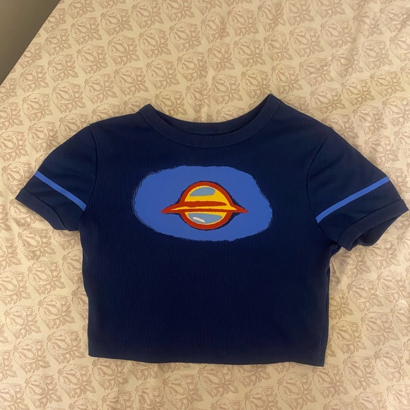 SHEIN | Tops | Space Crop Top | Poshmark